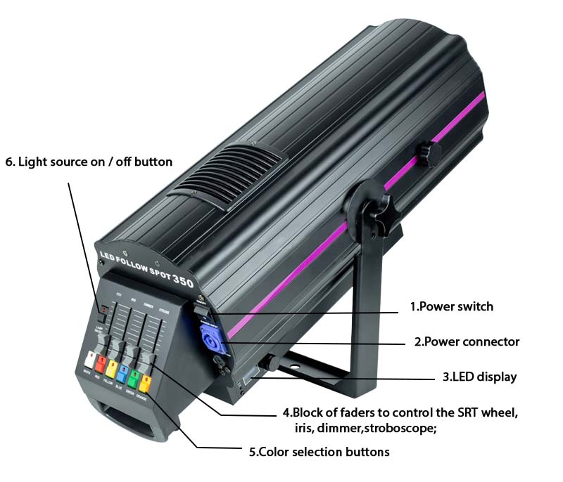 China 350W LED Follow Spot Light Manufacture and Factory | Beyond